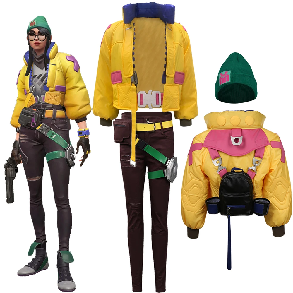 Killjoy Cosplay Women Costume Game Valorant Roleplay Fantasia Jacket ...