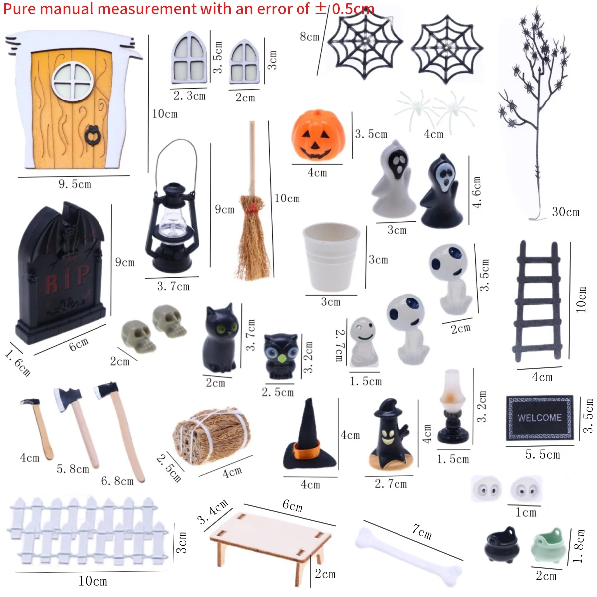 Dollhouse Halloween Miniature Scene Decoration Model Ghost Festival ...