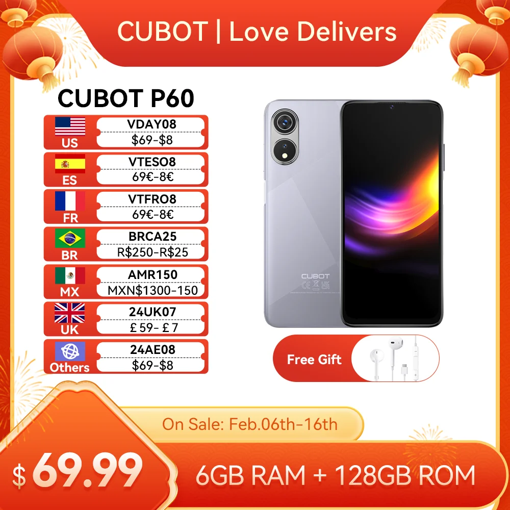 Cubot-P60-2022-Nuevo-Smartphone-Android-12-tel-fonos-m-viles-6-517 ...