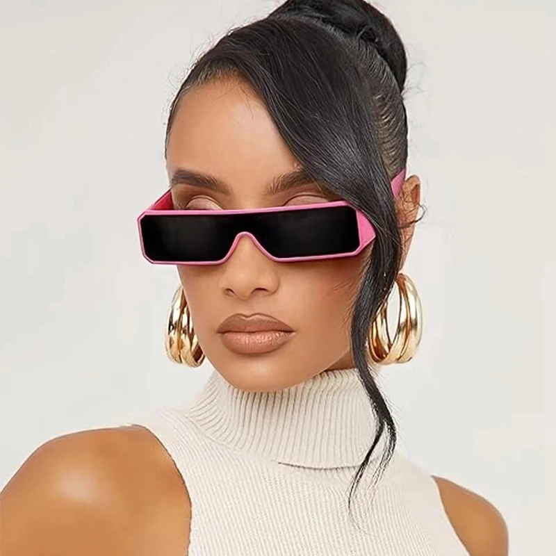 New-all-in-one-small-frame-rectangular-sunglasses-retro-fashion-punk ...