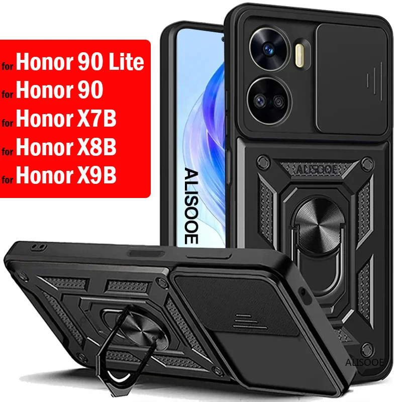 Armor-Capa-for-Honor-90-Lite-X7B-X8B-X9B-Case-Slide-Camera-Lens-Ring ...