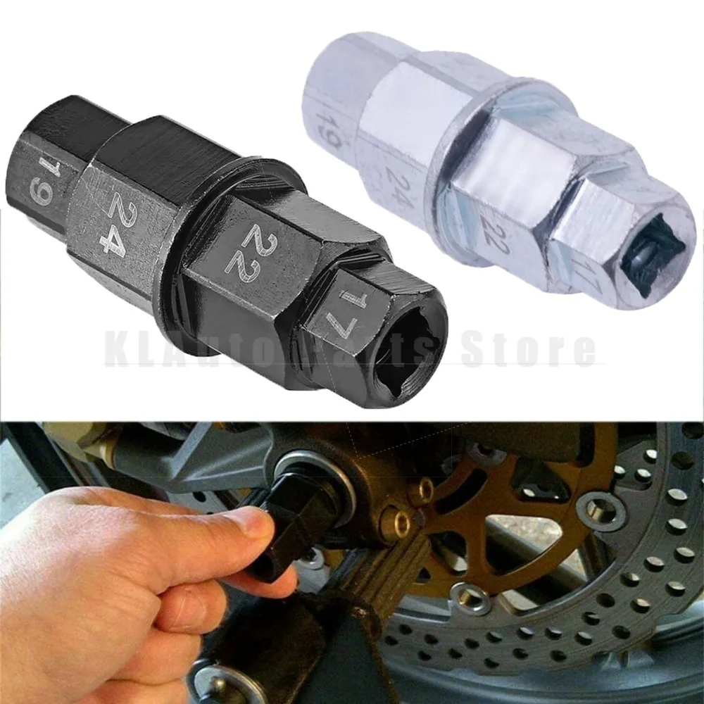 Motorcycle-17-19-22-24mm-Front-Rear-Wheel-Axle-Hex-Spindle-Driver ...