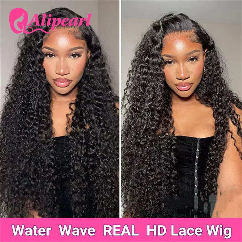 AliPearl-Hair-Real-HD-Lace-Front-Human-Hair-Wigs-Pre-Plucked-Water-Wave ...