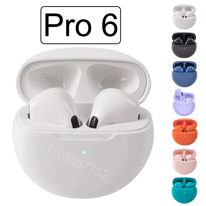 Pro-6-Bluetooth-Headphones-TWS-Wireless-Gamer-Headset-Sports-Big ...