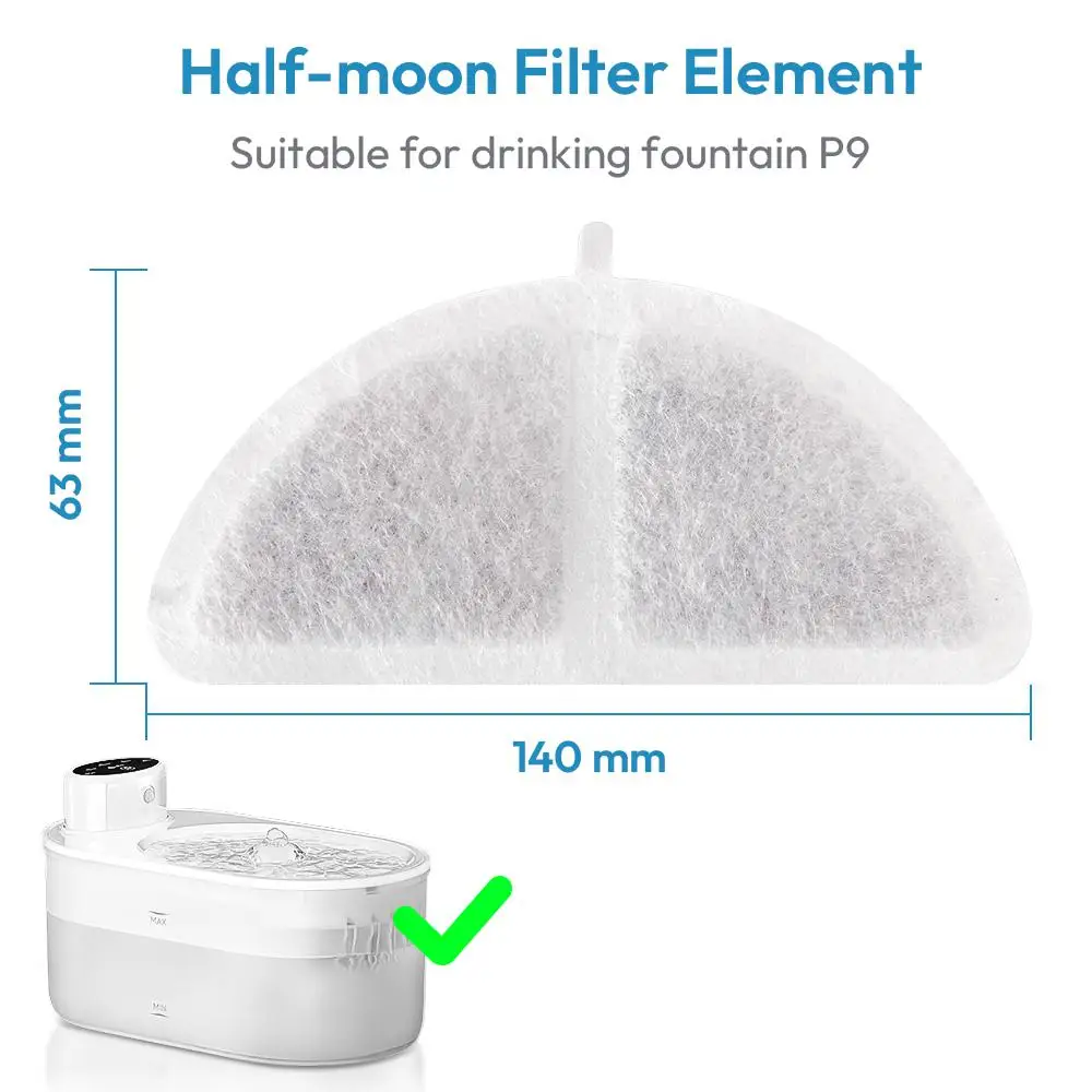 DownyPaws-P9-Replacement-Filter-for-Wireless-Cat-Water-Fountain ...