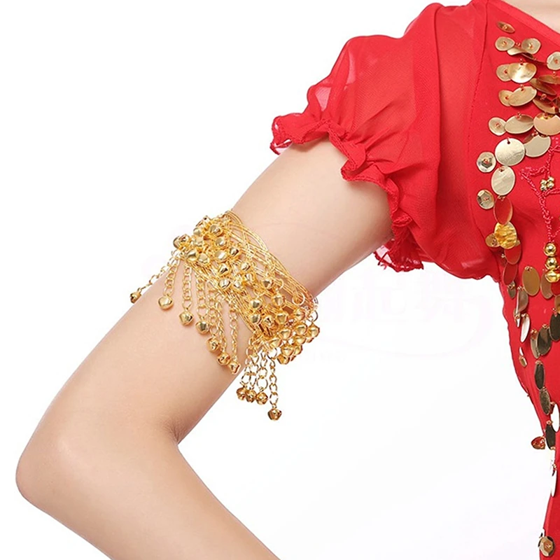 1Pcs-Belly-Dance-Performance-Metal-Arm-Chain-Indian-Dance-Bell-Wrist ...