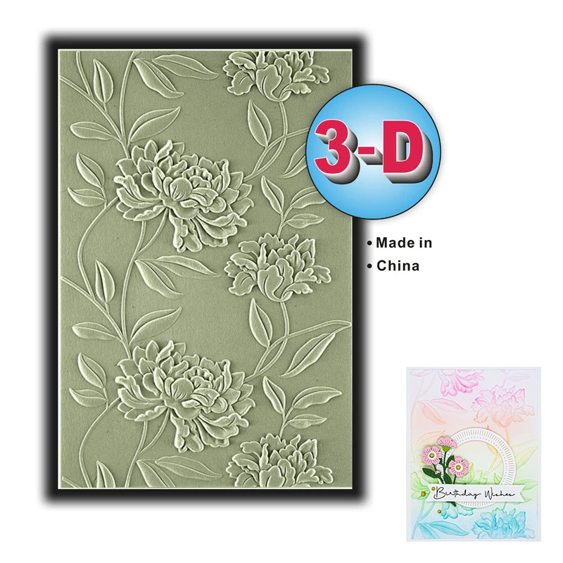 3d Embossing Folders Card Making | Embossing Folder Making Card New ...