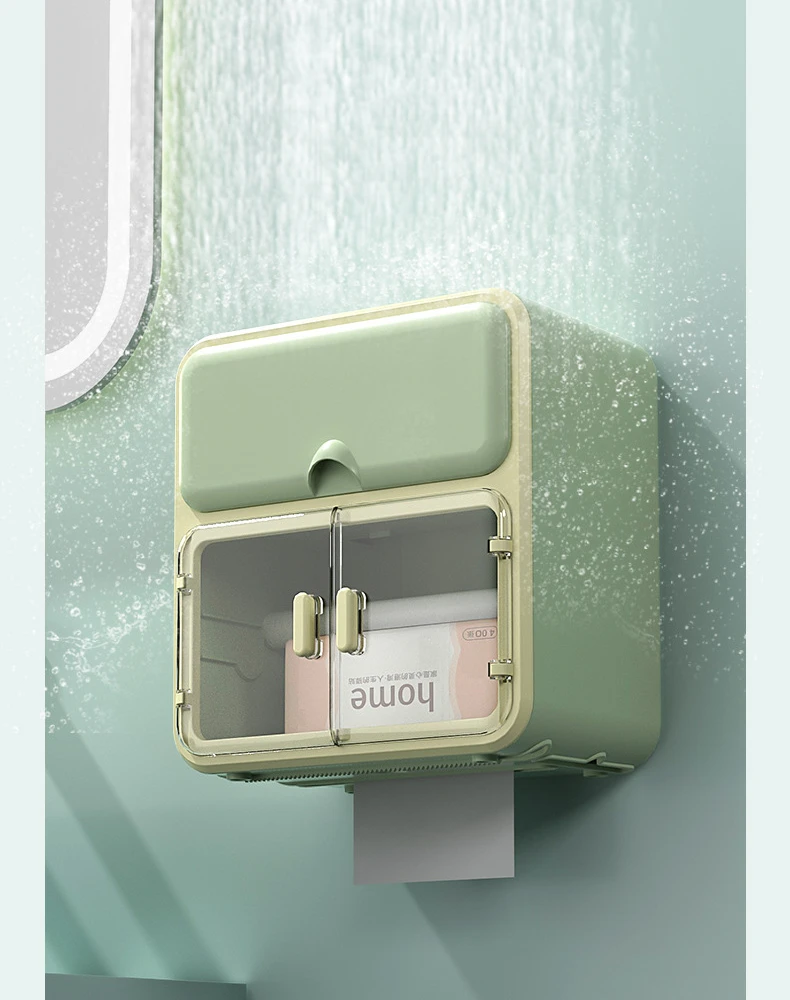 Porte-Rouleaux,HOToilet-Porte-Papier Toilette Étanche,Étagère à ...