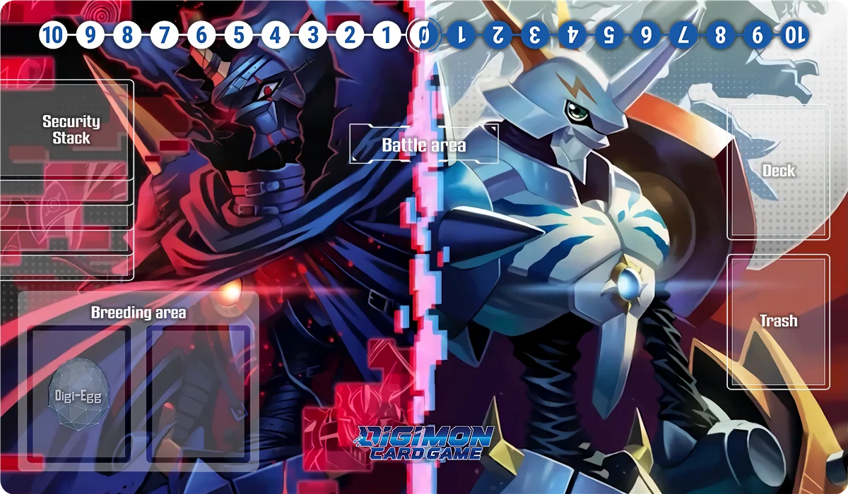 Digimon Playmat Black War Greymon Omega Culumon Terriermon Dtcg Ocg ...
