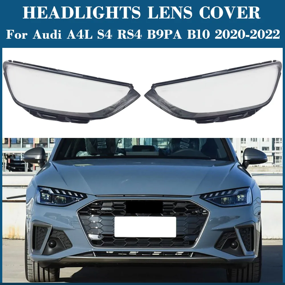 For Audi A4L S4 RS4 B9PA B10 2020 2021 2022 Headlight Shell Headlamp ...