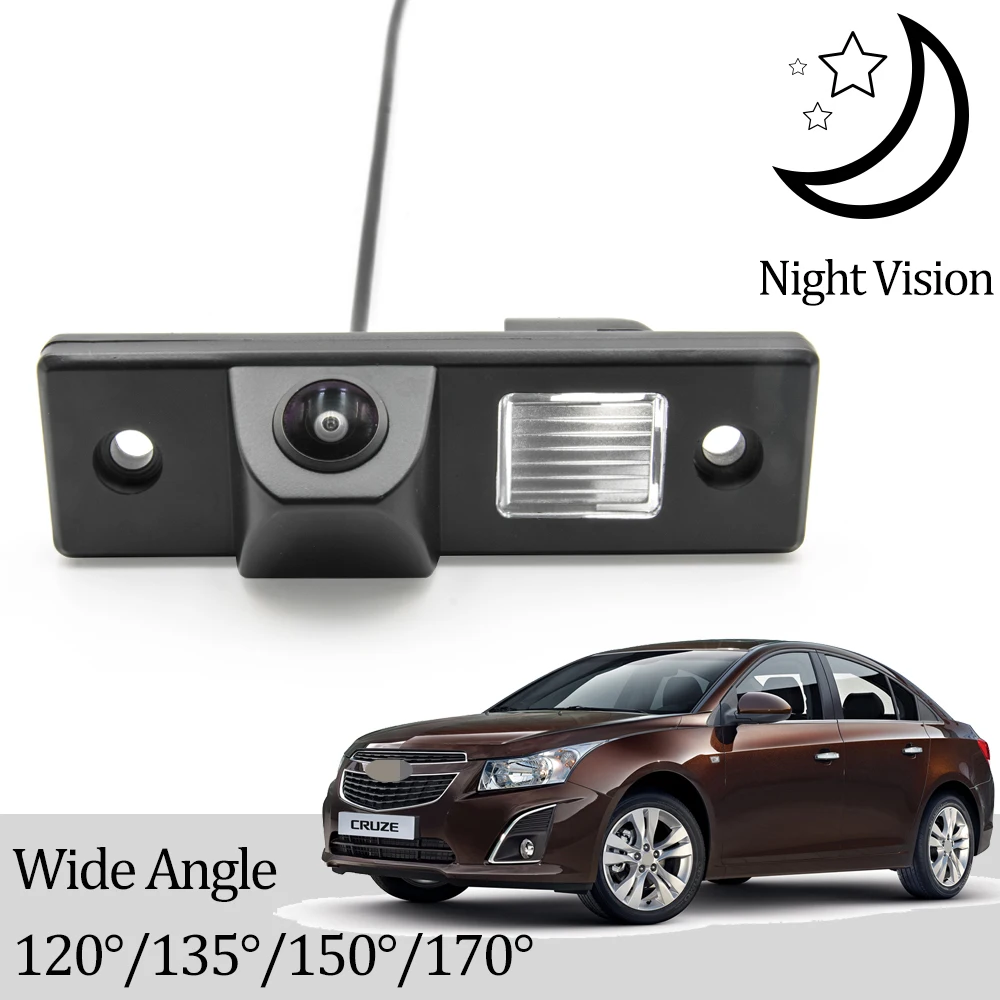 Ccd hd ahd fisheye câmera de visão traseira para chevrolet cruze/holden ...