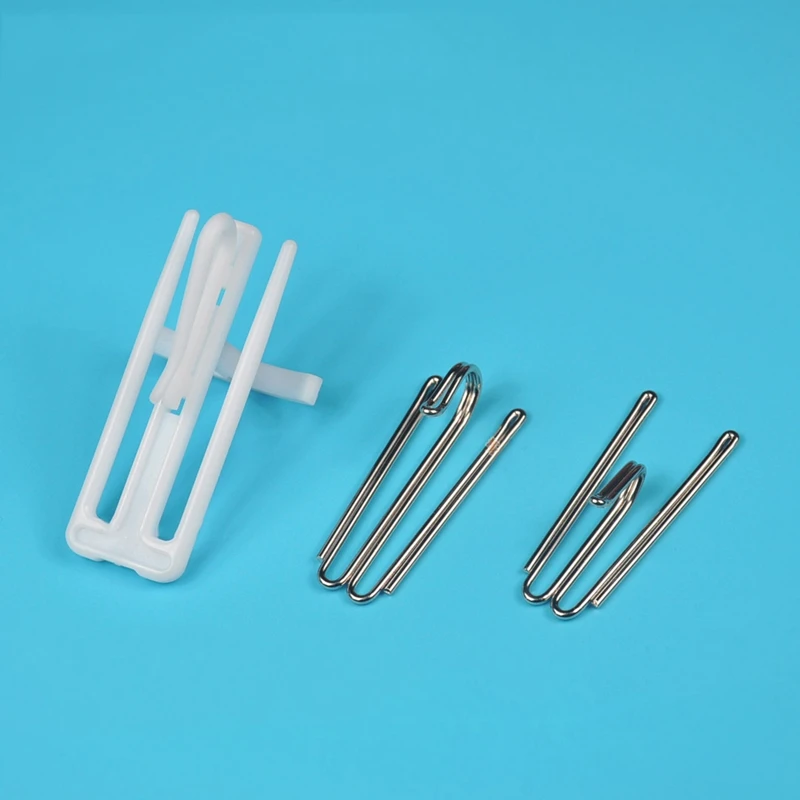 Stainless-Metal-Two-Four-Fork-Hook-For-Curtain-Plastics-Styling-Hook ...