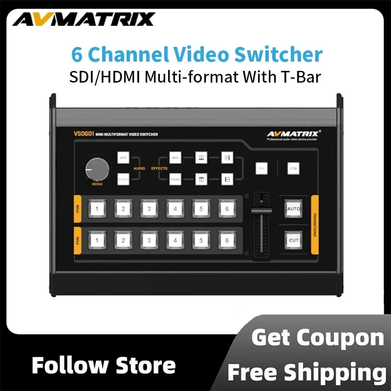 Avmatrix-VS0601-Mini-6-Channel-SDI-HDMI-Multi-format-With-T-Bar-Live ...