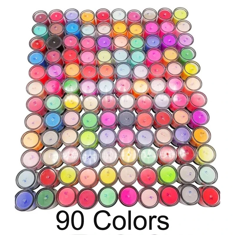 10/20/30/40/50/60/90Pcs EMA Acrylic Powder Set Net-10g Professional ...