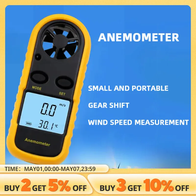 1PC-GM816-Anemometer-Digital-Handheld-Mini-Portable-Wind-Speed-Wind ...