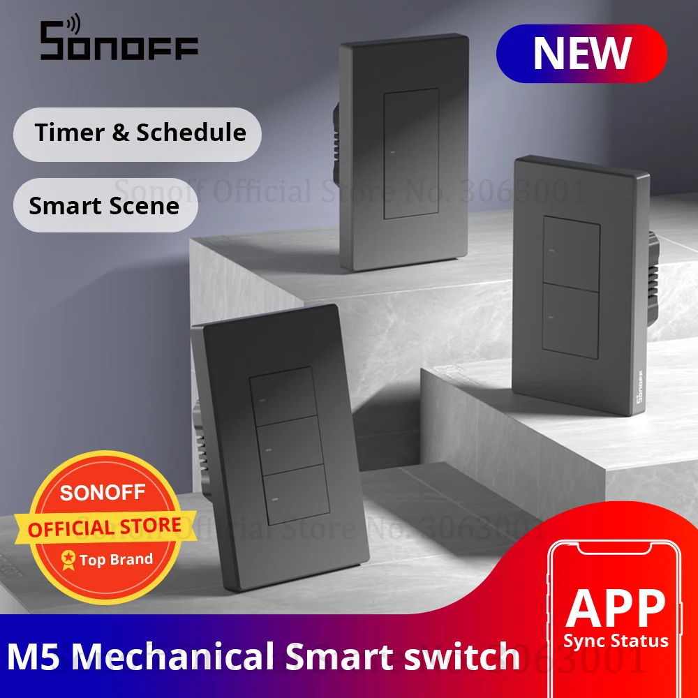 SONOFF-M5-SwitchMan-Smart-Wall-Switch-120-Type-1-2-3-Gang-Wall-Push ...