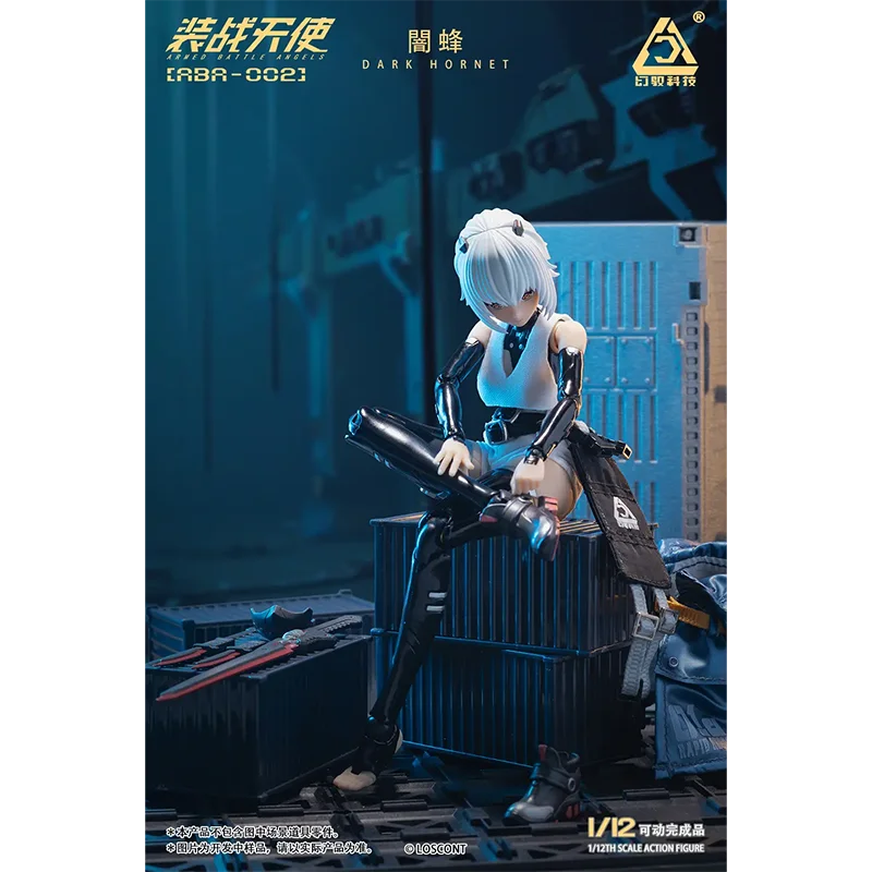 Figuras de acción originales de Loscont 1/12 Armed Battle Angels Series ...
