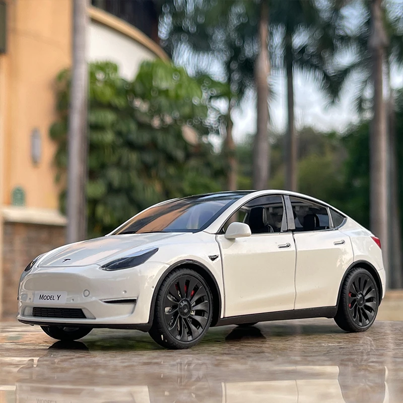 1-24-TESLA-Model-y-Alloy-Car-Model-Diecast-Metal-Modified-Vehicles-Car ...