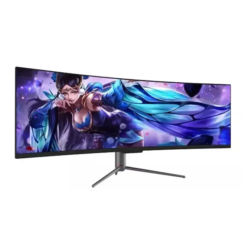 New-Factory-4k-Monitor-24-27-32-49-Inch-Lcd-Monitors-Curved-Borderless ...