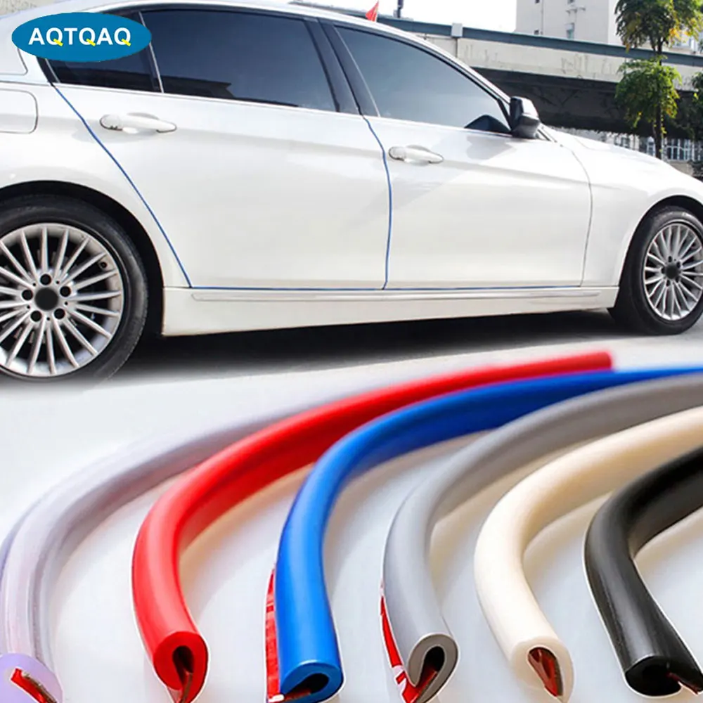 Car Door Edge Guards Strip U Shape Flexible Car Door Protector Rubber ...