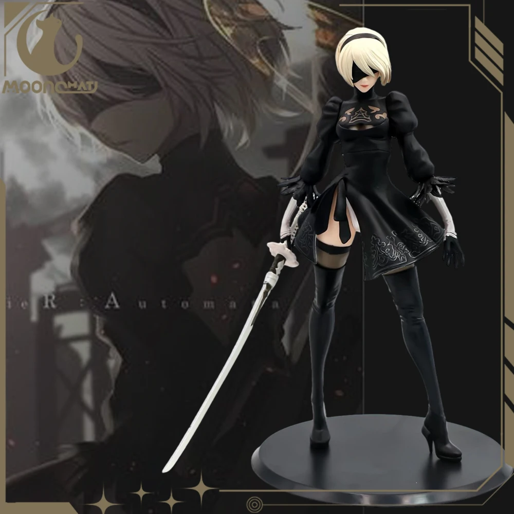 NieR-Automata-Anime-Figures-2B-Yorha-No-2-Tpye-B-28cm-Deluxe-Action ...