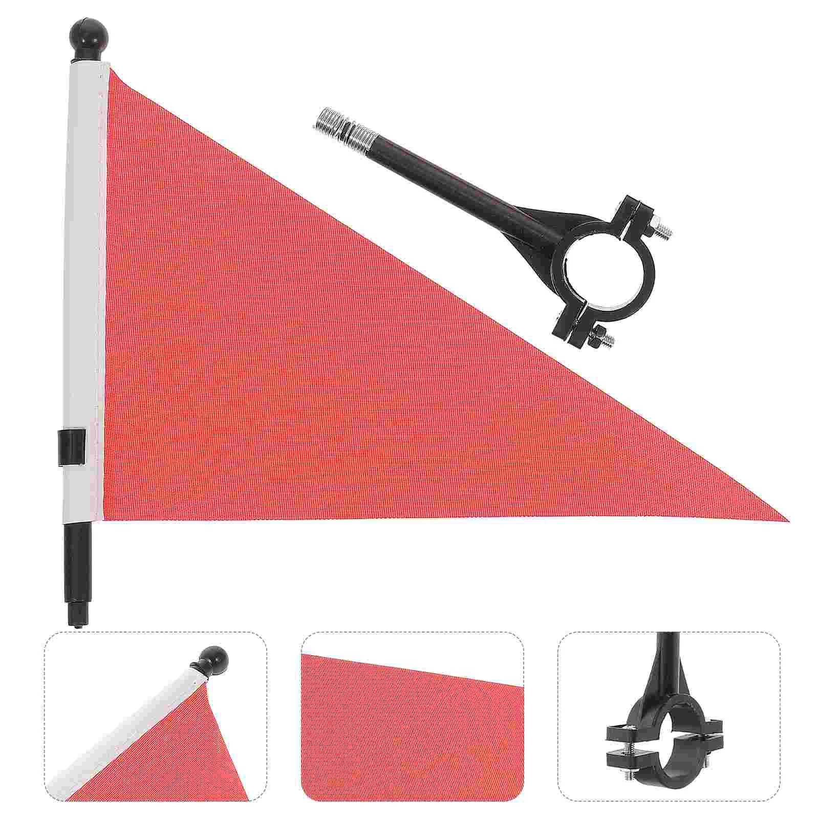 3 Conjuntos Outdoor Flag Crianças Triciclo Recumbent Trike Flag Bike ...