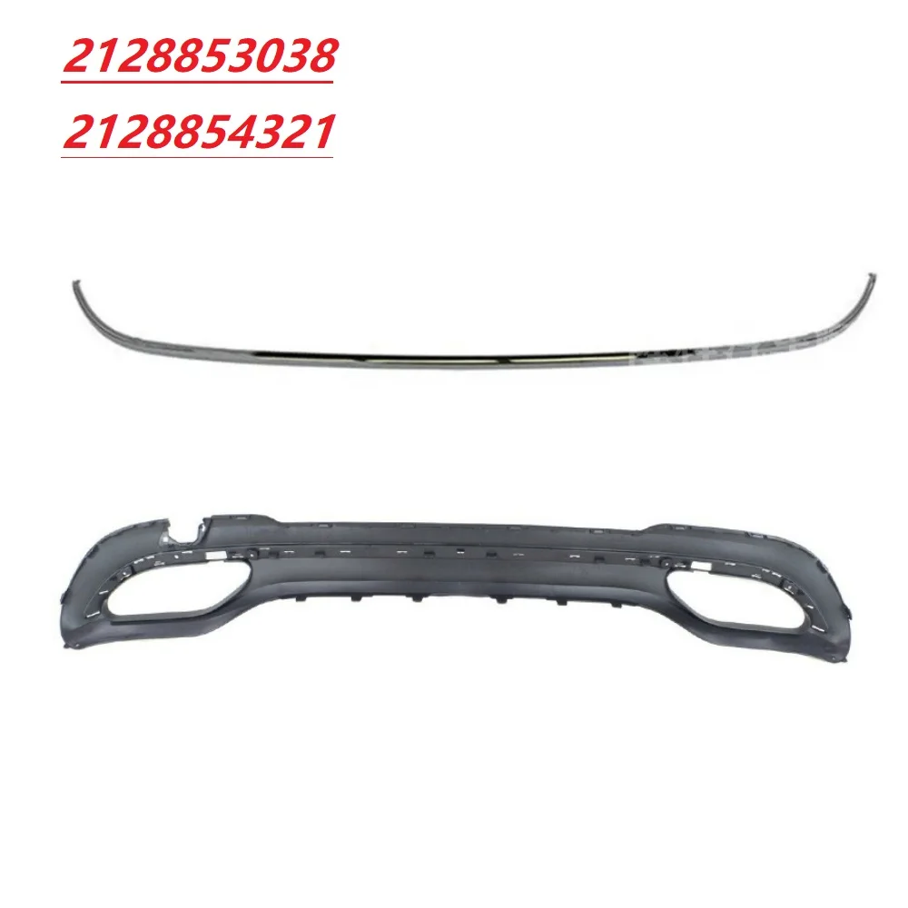Rear-bumper-chrome-decorative-strip-For-Mercedes-Benz-E-Class-W212-2009 ...
