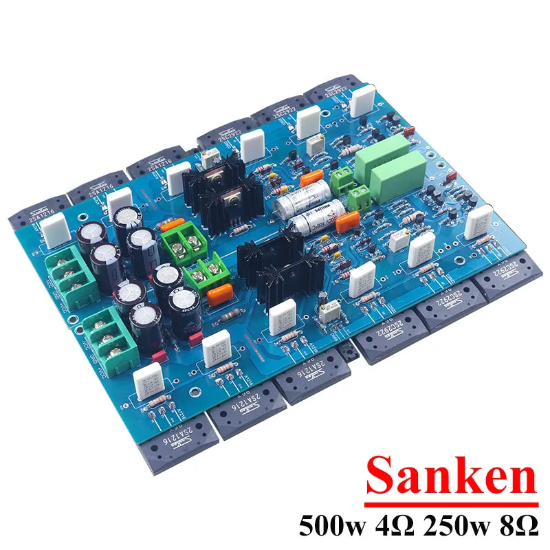 500w-2-channel-Class-A-Power-Amplifier-Board-High-Power-Sanken-2SA1216 ...