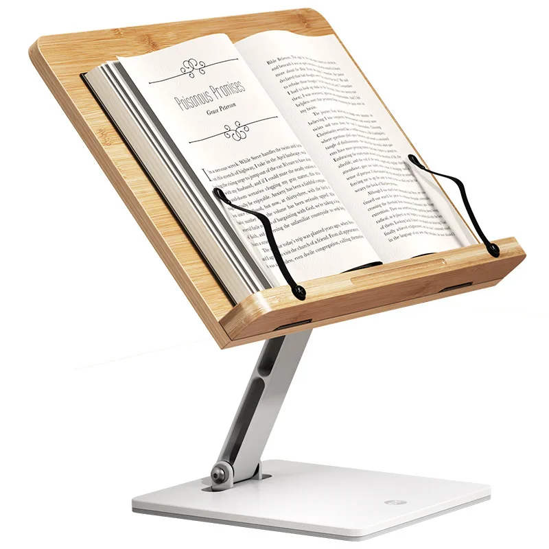 Wooden Bible Reading Rack Adjustable Book Holder Foldable Christ ...