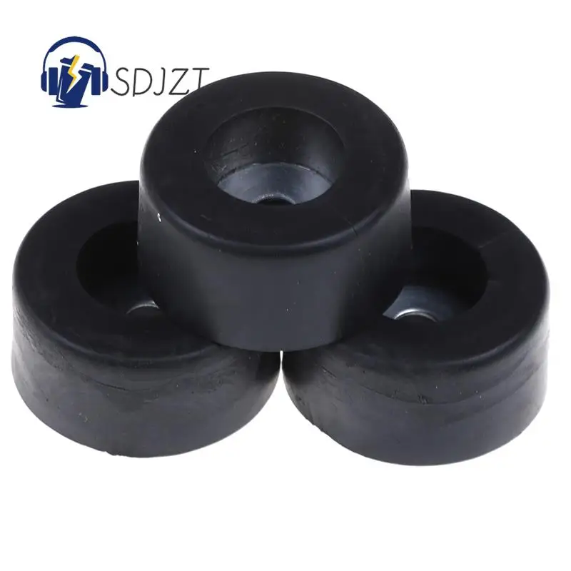 4pcs-Durable-Black-Large-Case-Speaker-Cabinets-Rubber-Feet-Damper-Pad ...