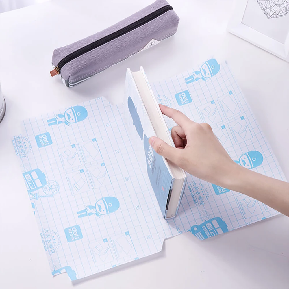 10pcs-32K-Book-Covers-Transparent-School-Students-Book-Protector-Cut ...