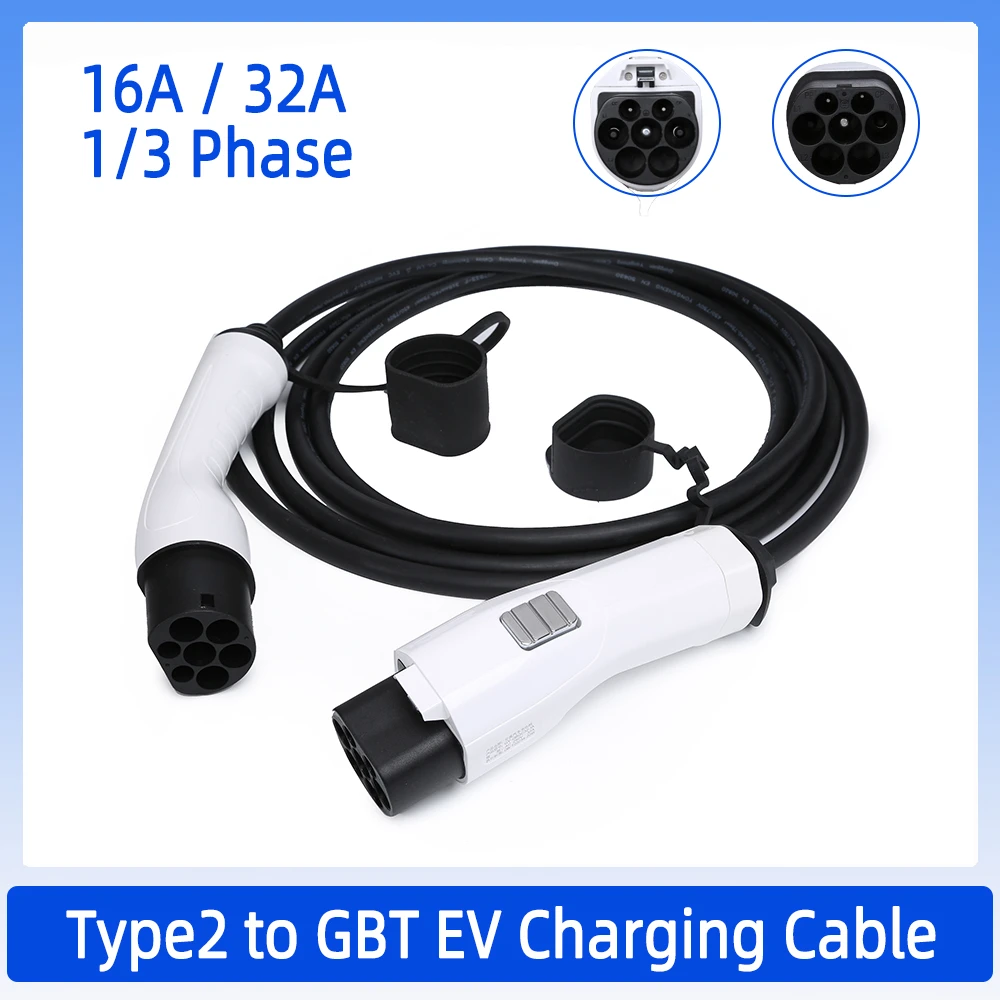 Ev Charging Cable Type2 To Gbt 7.2kw 22kw Compatible With Type 2 ...