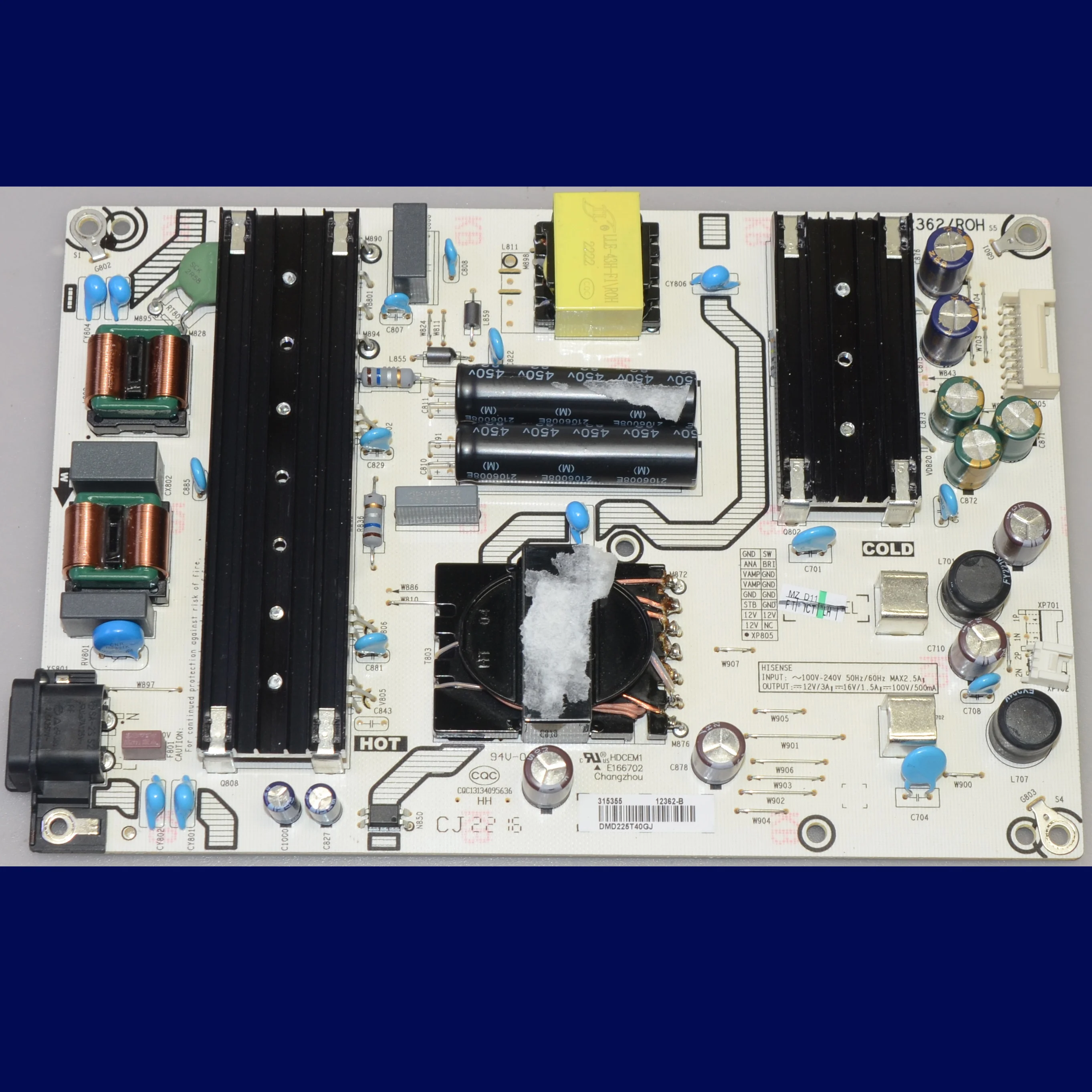RSAG7.820.12362/ROH Power Supply board for 65A60GV 65E3G-PRO 65D3H ...