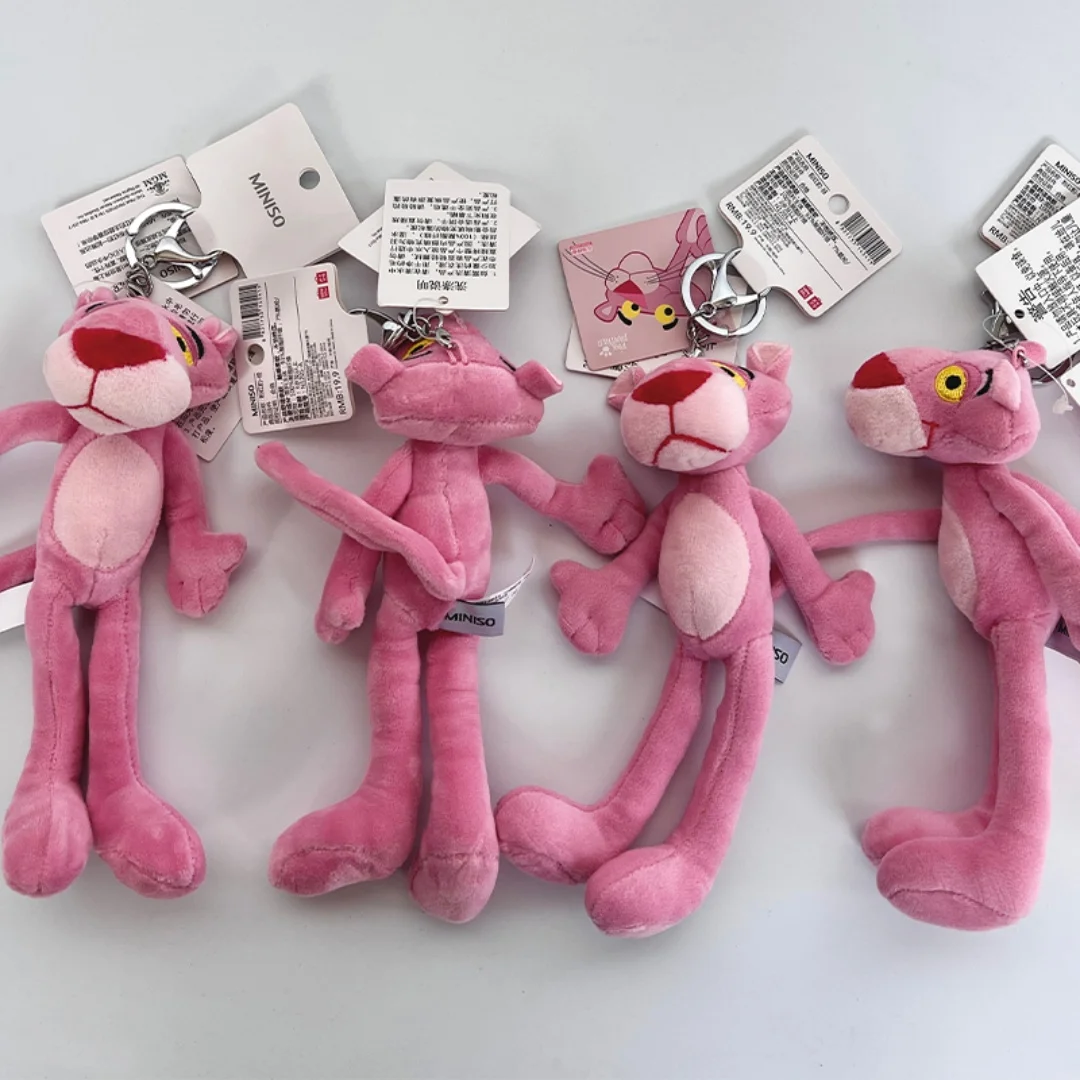 Pink-Panther-MINISO-Genuine-Edition-Anime-Dolls-20cm-Keychain-Pink ...
