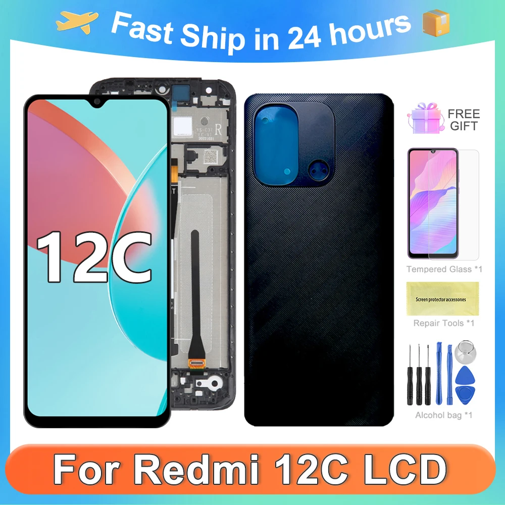 OEM For Xiaomi 6.71''Redmi 12C For 22120RN86G 22120RN86I 22126RN91Y LCD ...