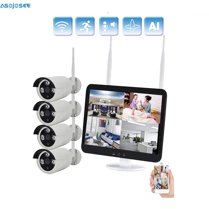 8CH-3MP-1536P-Wireless-Security-Cameras-Kit-Outdoor-Waterproof-3MP-IP ...