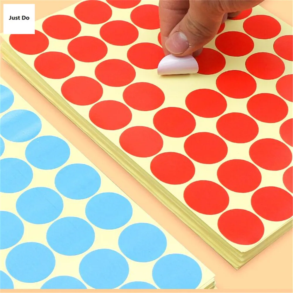 32mm-360-stickers-15sheets-bag-Color-Code-Dot-Label-Stickers-Round-Red ...
