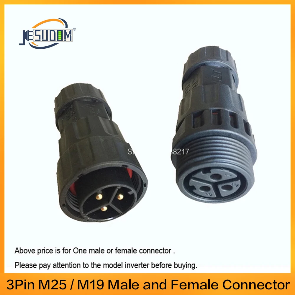 Male or Female Connector for WVC1200 WVC600 or SG Micro Grid Tie ...