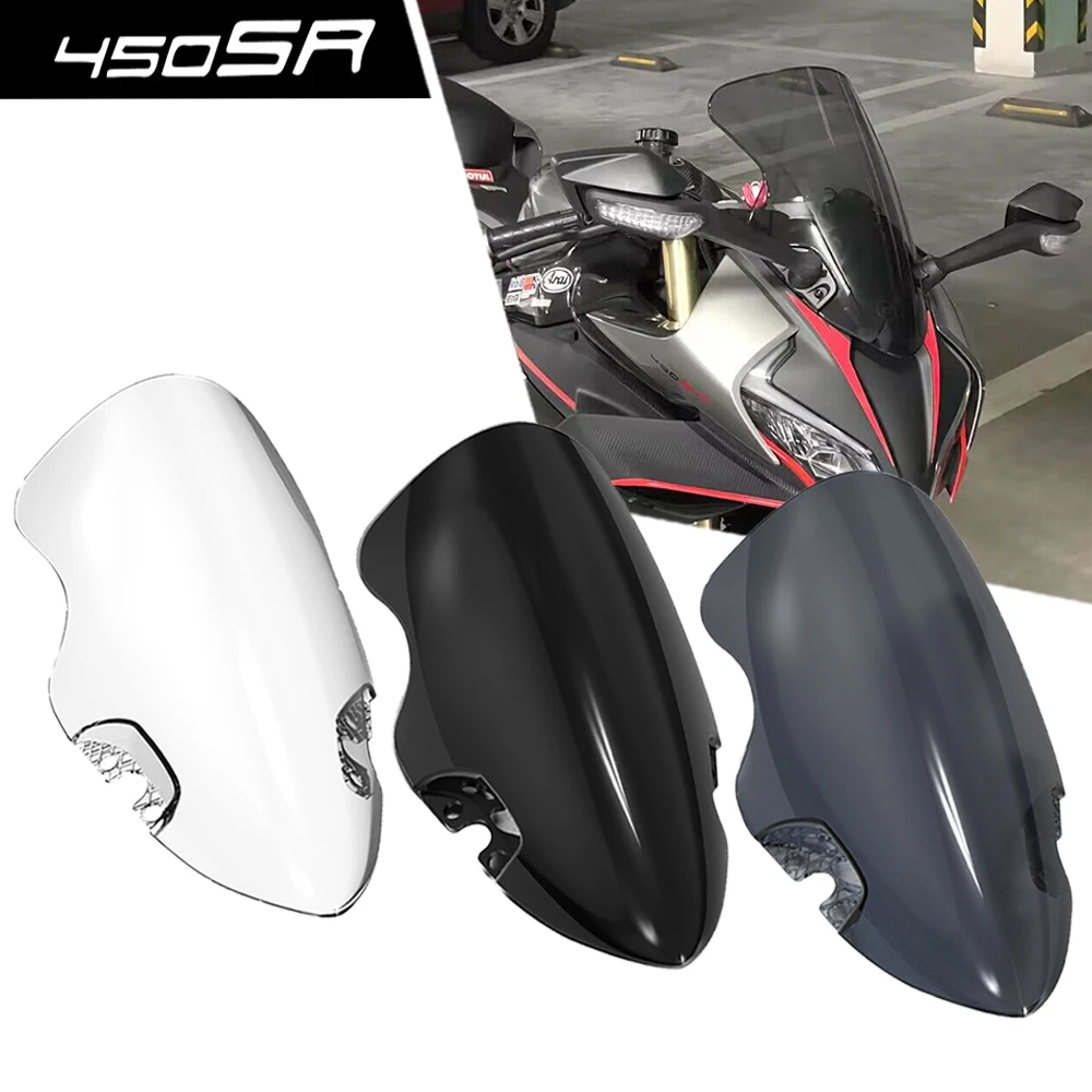 For CFMOTO 450SR 450 SR 2022 2023 Double Bubble Screen ABS Motorcycle ...