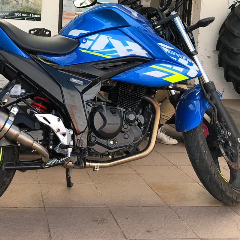 Motorcycle Exhaust System Escape Modified Front Link Pipe With 51mm ...