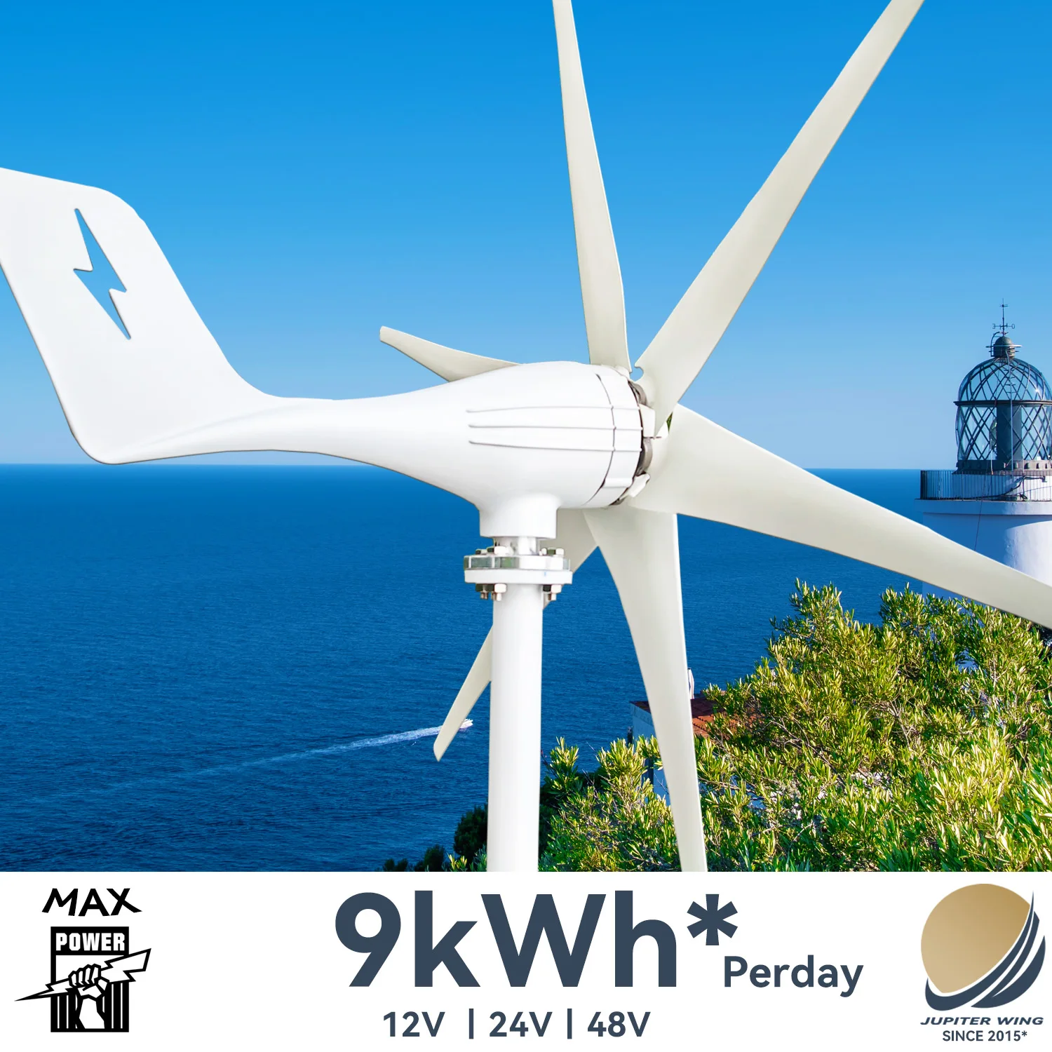 1948-no-Fake-muslimate-Wind-Turbine-600-900W-mulino-a-vento-ad-alta ...