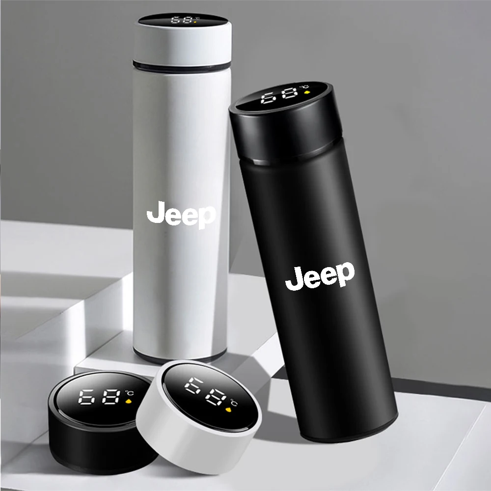 Car Stainless Steel Smart Thermos Mug Thermos LED Display Temperature ...