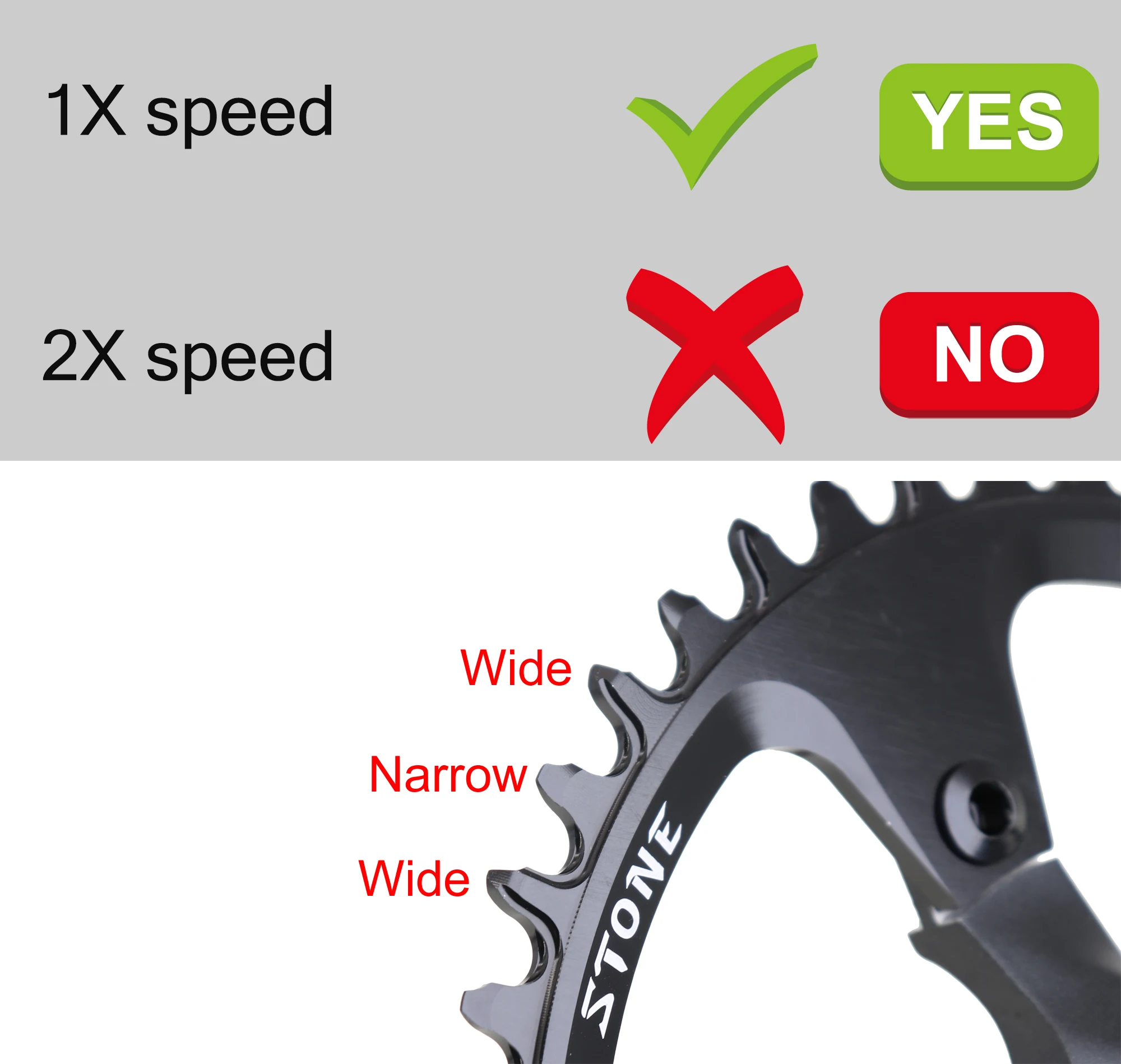 Shimano 7 Speed Cassette DJC Stone Oval Chainring - 130BCD (40-60T) For ...