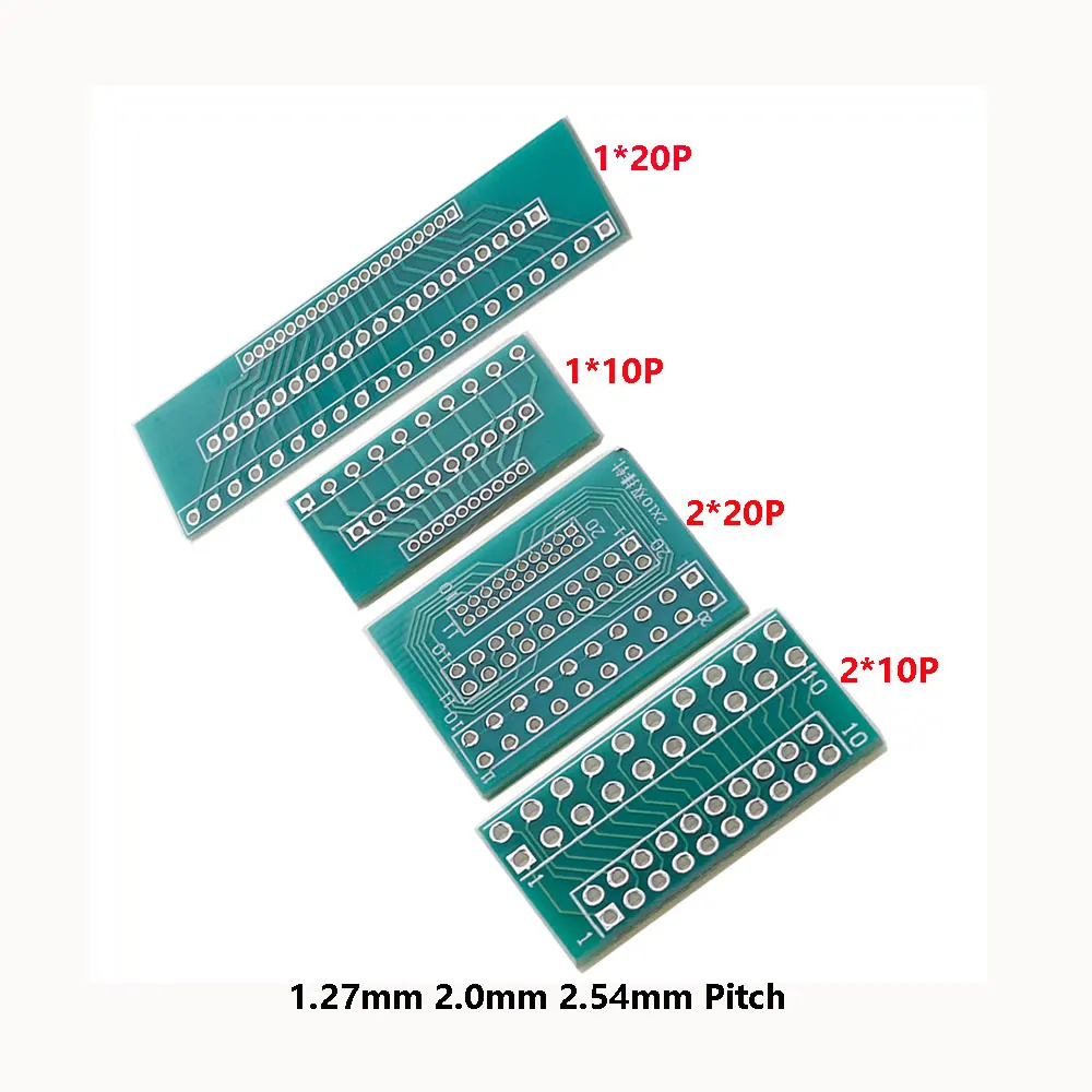 10PCS-1-27mm-2-0mm-2-54mm-Pitch-Interchange-Transfer-Plate-Converter ...