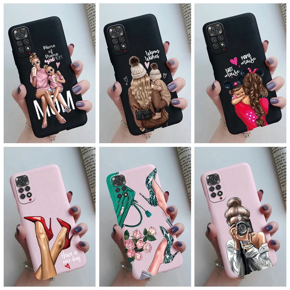 For-Xiaomi-Redmi-Note-12-Pro-4G-Case-Super-Mom-Baby-Fashion-Girls-Soft ...
