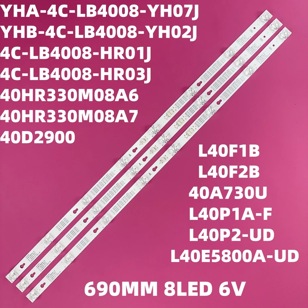 LED Strip For Thomson 40FD5406 L40F3301B 40A730U 40l2600 L40D2900F TV ...