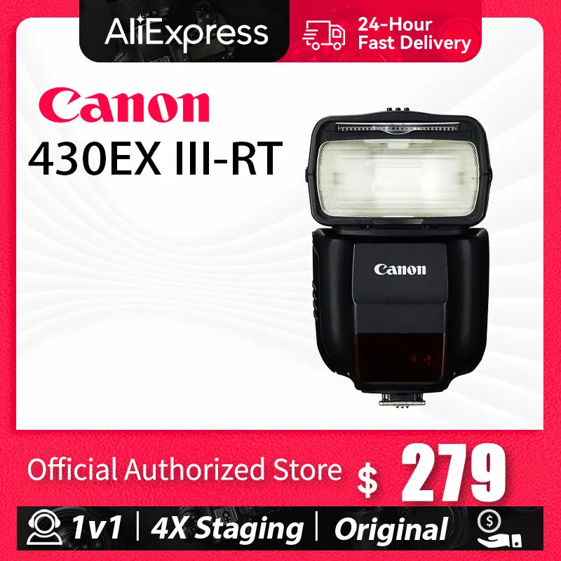 Canon-III-RT-Speedlite-430EX-Original-para-c-mara-SLR-Canon-EOS-250D ...