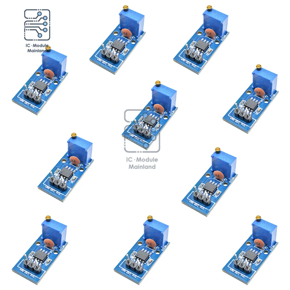 1-10Pcs-DC5V-12V-NE555-Adjustable-Resistance-Frequency-Pulse-Generator ...