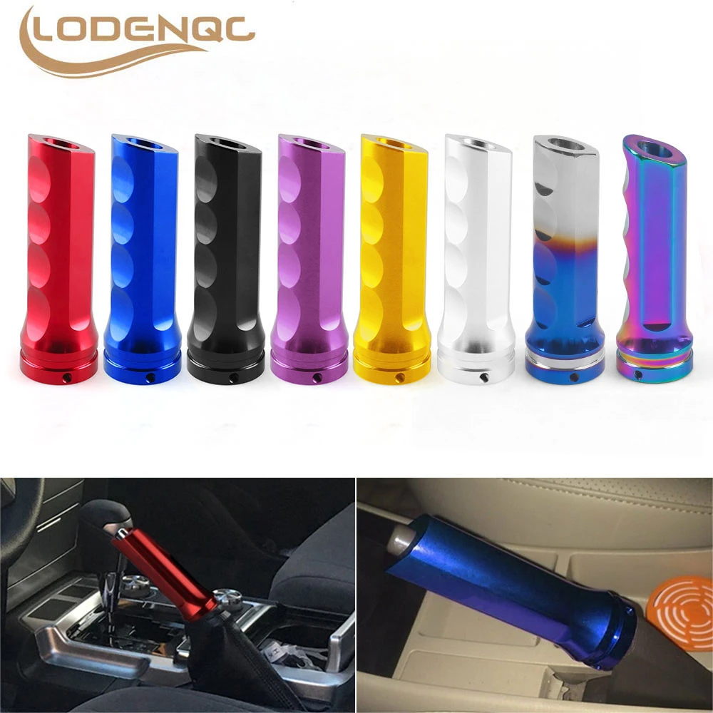 1pcs Auto Car Aluminum Hand Brake Sleeve Handbrake Handle Hand ...