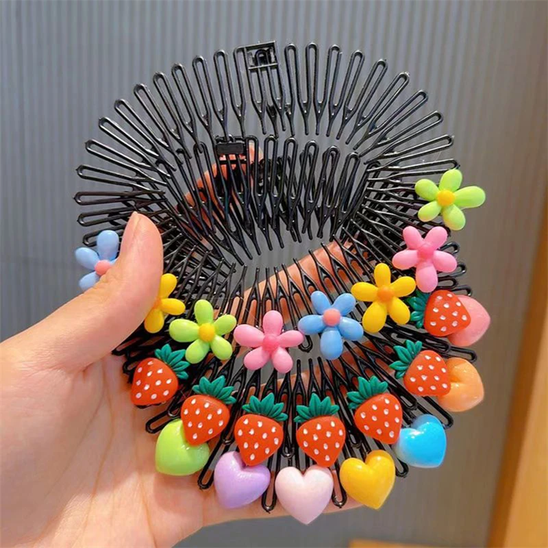 2023-New-Children-Y2k-Star-Colorful-Hair-Comb-Broken-Headband-Hair ...